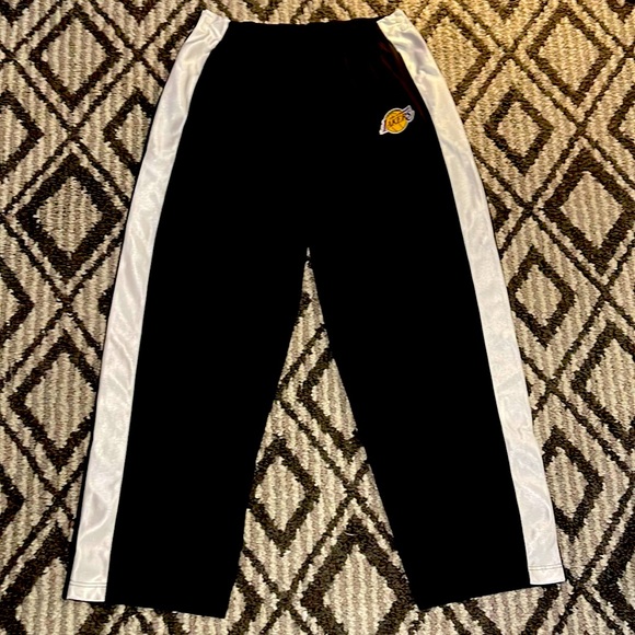 NBA | Pants | Vintage Los Angeles Lakers Snap Up Warm Up Pants | Poshmark